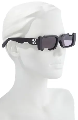 Off-White Rectangular Sunglasses