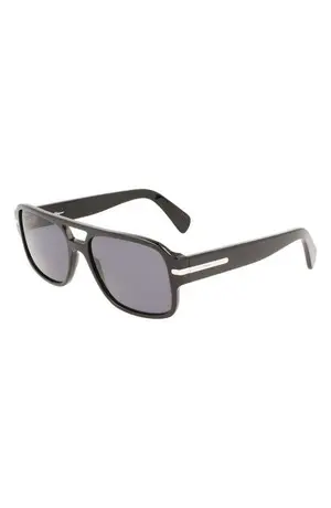 FERRAGAMO Rectangular Navigator Sunglasses
