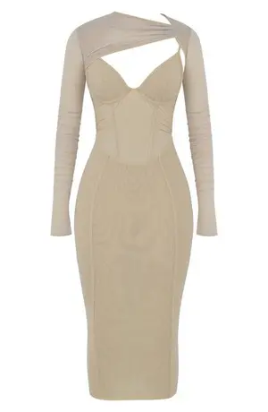House Of Cb Beatrice Corset Midi Dress & Bolero Set