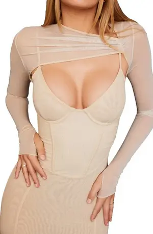 House Of Cb Beatrice Corset Midi Dress & Bolero Set