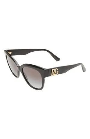 Dolce & Gabbana 53mm Butterfly Sunglasses
