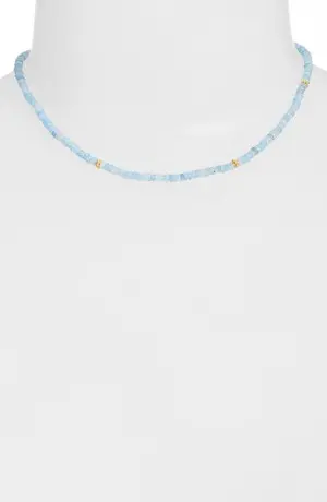 Anzie Boheme Opal Beaded Necklace - Lavender Opal