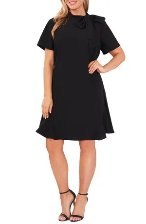 CECE DUPRAZ Bow A-line Dress - Rich Black