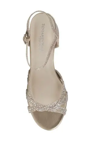 TOUCH UPS Ivy Ankle Strap Sandal - Champagne