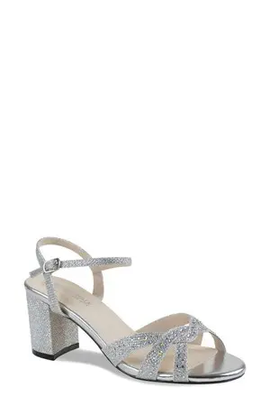 TOUCH UPS Ivy Ankle Strap Sandal - Silver