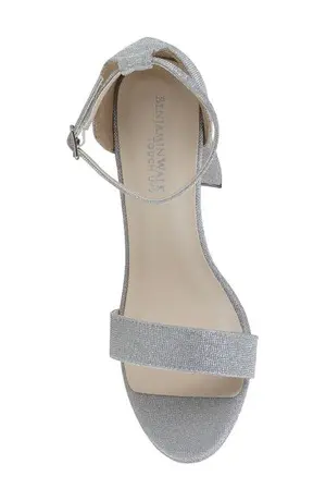 TOUCH UPS Mia Ankle Strap Sandal - Silver