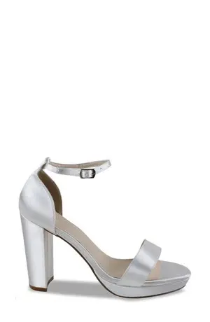 TOUCH UPS Mia Ankle Strap Sandal - Titanium