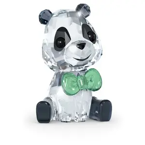 SWAROVSKI Baby Animals Plushy The Panda - Green