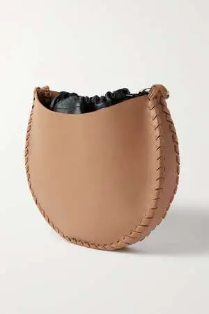 Chloé Mate Large Whipstitched Leather Shoulder Bag