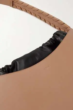 Chloé Mate Large Whipstitched Leather Shoulder Bag