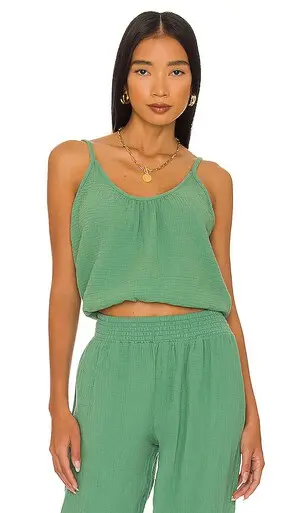 BOBI Beach Gauze Cropped Cami
