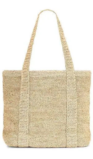 Hat Attack Raffia Traveler Bag