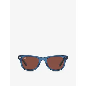 Ray-ban Square-frame Wayfarer Sunglasses - Blue