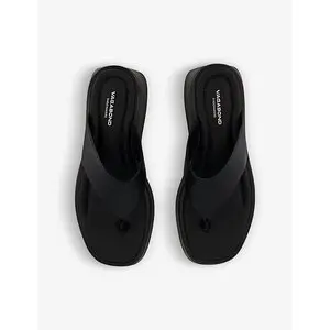 VAGABOND SHOEMAKERS Courtney Toe-post Flatfom Leather Sandals