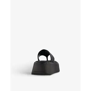 VAGABOND SHOEMAKERS Courtney Toe-post Flatfom Leather Sandals