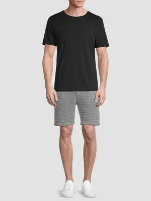 Vince Crewneck Short-sleeve T-shirt - Black