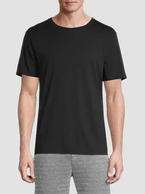Vince Crewneck Short-sleeve T-shirt - Black