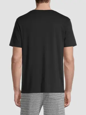 Vince Crewneck Short-sleeve T-shirt - Black