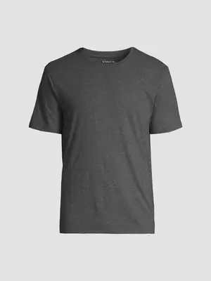 Vince Crewneck Short-sleeve T-shirt - Black