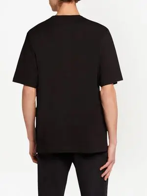 GIUSEPPE ZANOTTI Rhinestone-embellished Logo T-shirt