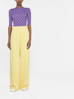 Moncler Cotton Blend Wide-leg Track Pants