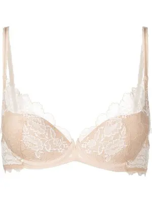 Wacoal Lace-detail Moulded Bra - Neutrals