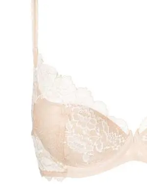 Wacoal Lace-detail Moulded Bra - Neutrals