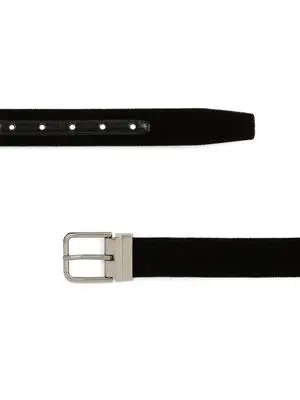 Dolce & Gabbana Buckled Velvet Belt