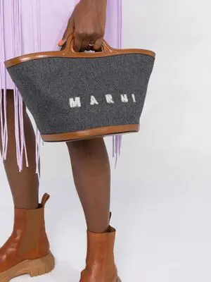 Marni Logo-print Tote Bag