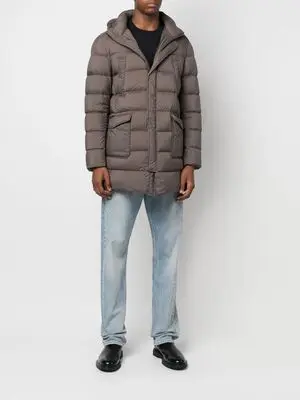 Herno Padded Hooded Down Coat - Green