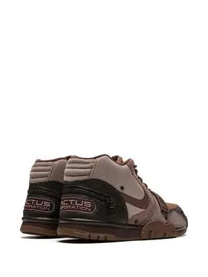 Nike X Travis Scott Air Trainer 1 Sp Sneakers - Brown