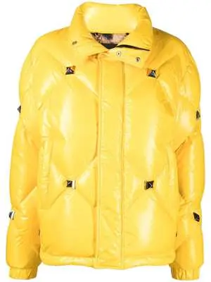 Philipp Plein Short Puffer Jacket - Yellow