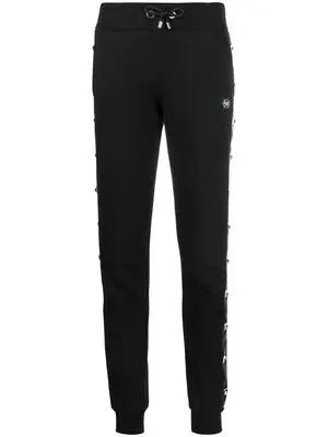 Philipp Plein Studded Side Panel Track Pants