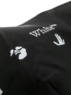 Off-White Logo-print Face Mask - Black