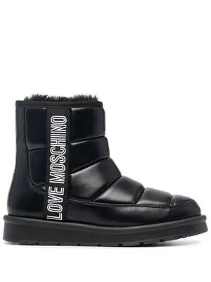 Moschino Logo Chunky Boots