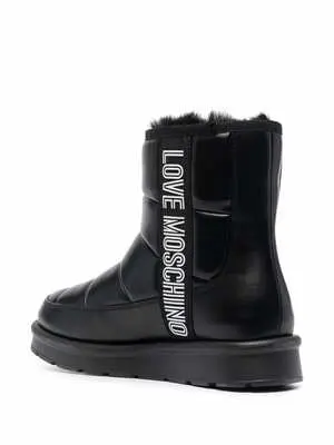 Moschino Logo Chunky Boots