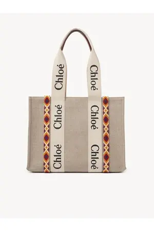 Chloé Medium Woody Tote Bag - Brown