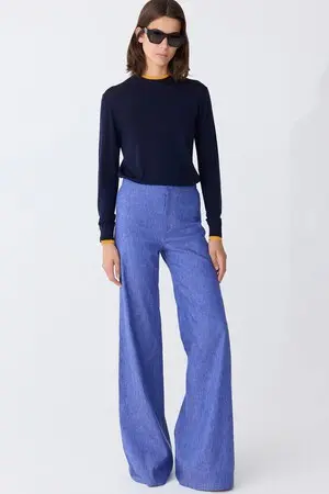 CALLAS MILANO Jane Stretch Flare Leg Jeans - Blue
