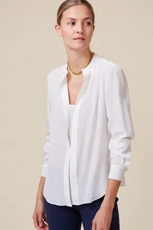 CALLAS MILANO Callas Milano Olympia Silk Blouse - Neutral