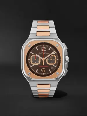 BELL & ROSS Br 05 Limited Edition Automatic Chronograph 42mm Watch - Brown