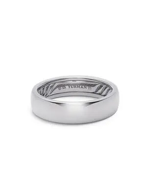 David Yurman Men's Classic Titanium Band Ring - Titanium - Size 11 - Titanium  - Titanium
