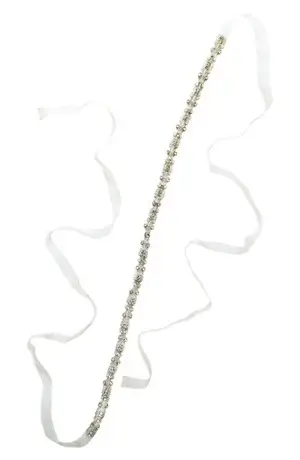 Brides & Hairpins Ruth Crystal Sash - Silver