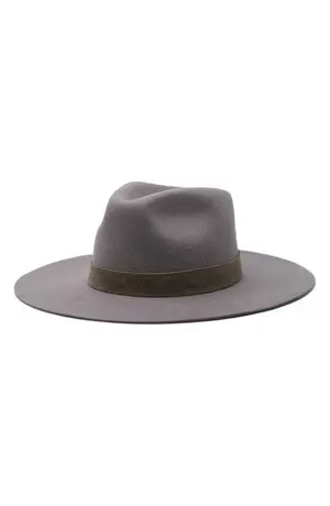 WYETH River High Crown Wool Fedora
