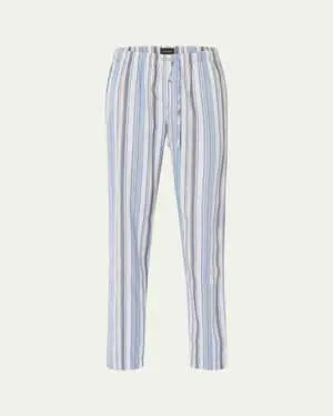 Hanro Night & Day Woven Lounge Pants Canvas Stripe