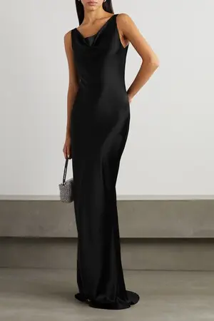 Norma Kamali Maria Satin Gown
