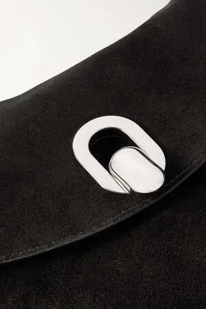 Savette Tondo Suede Shoulder Bag