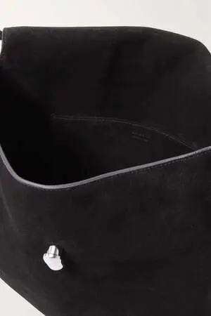 Savette Tondo Suede Shoulder Bag