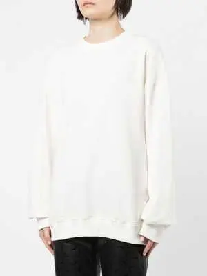 IH NOM UH NIT Logo-print Crewneck Sweatshirt - White