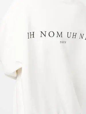 IH NOM UH NIT Logo-print Crewneck Sweatshirt - White