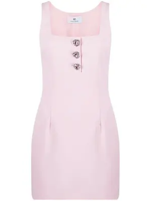 CHIARA FERRAGNI Heart-button Mini Dress